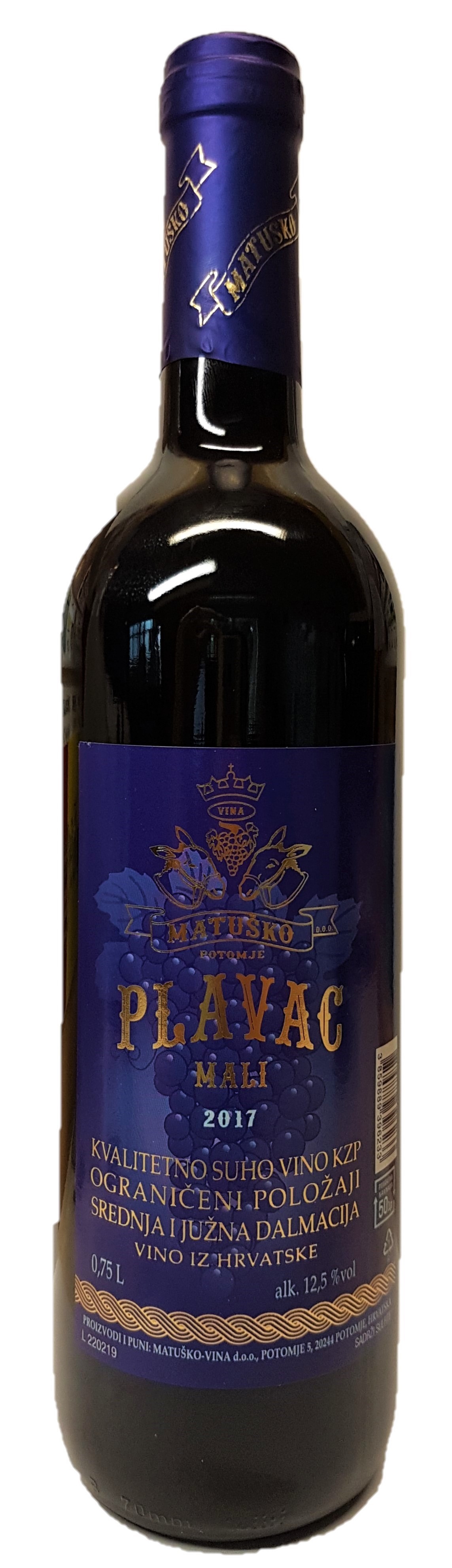 Matusko Plavac Mali - Rotwein - Pelješac - Kroatien | Rotwein | Weine ...