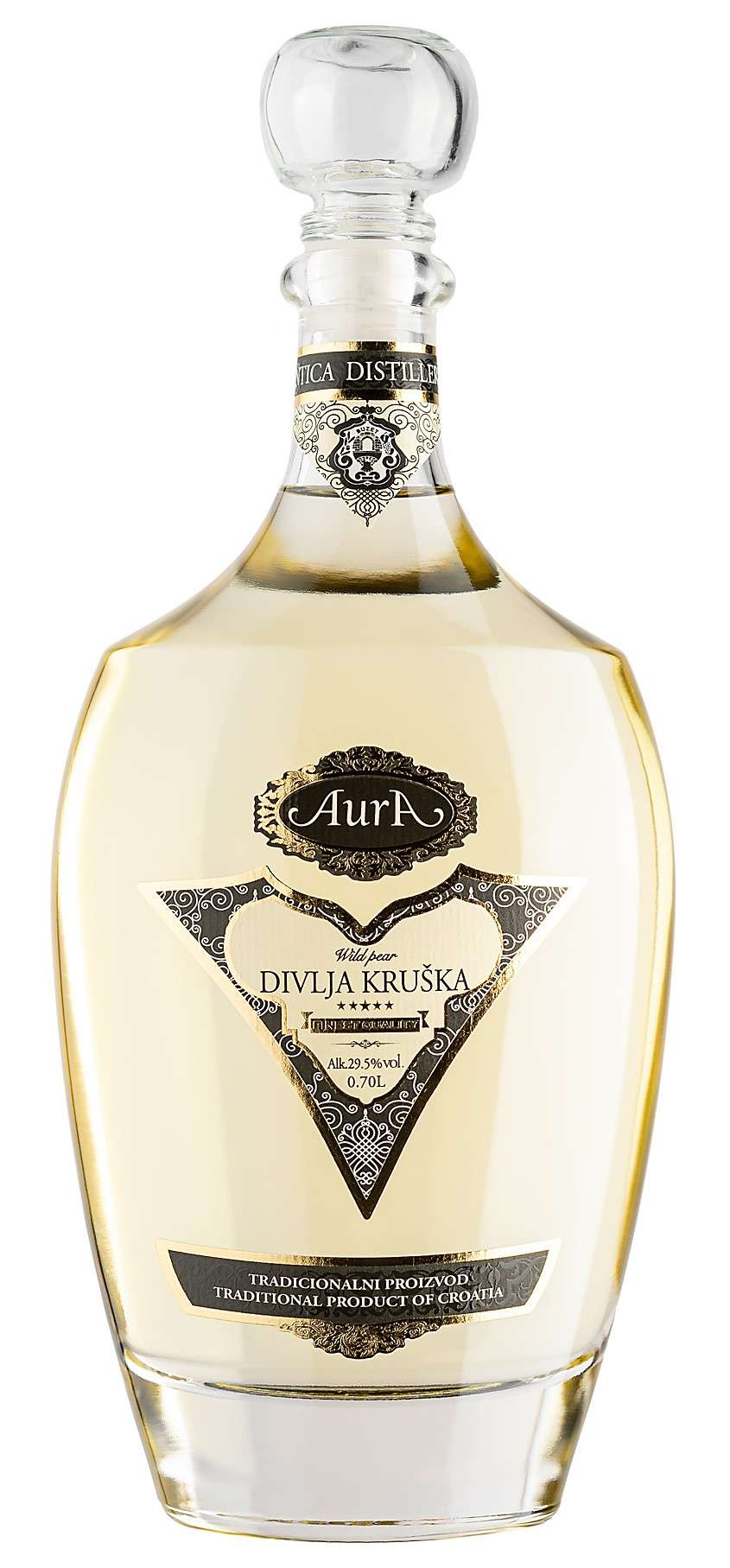 Aura Divlja Kruska 0,7 Ltr. - Wildbirnenbrand - Kroatien | Spirituosen ...